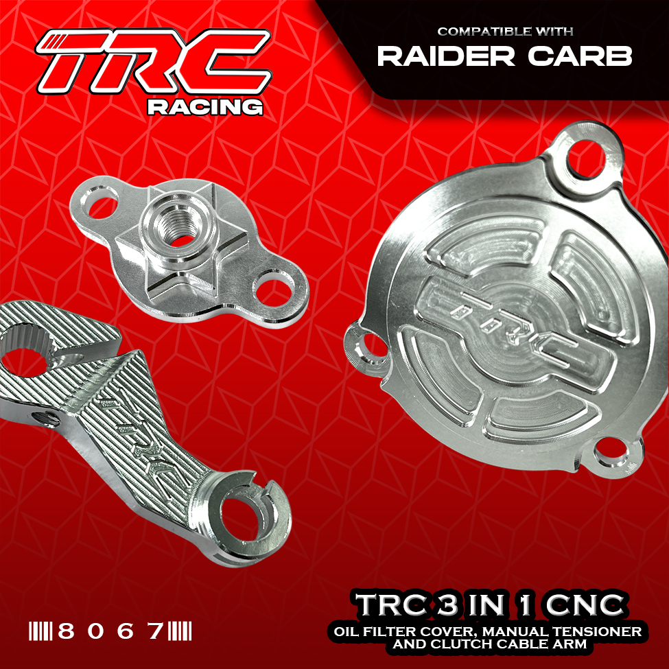 TRC Racing 3in1 CNC Set (Oil Filter Cover, Manual Tensioner & Clutch ...