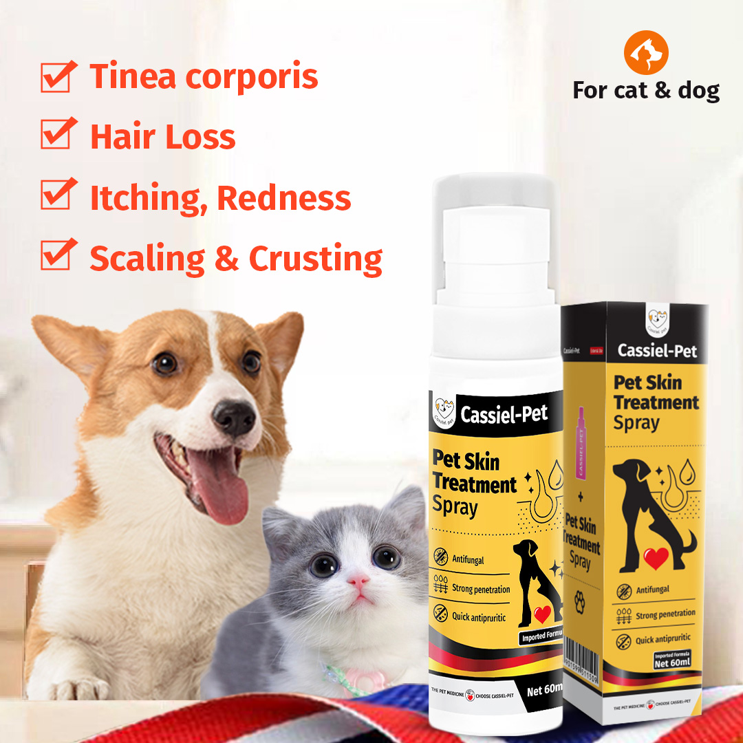 Cassiel Pet Antifungal Wound Spray For Itching,Ringworm,Mange,Anti Tick ...