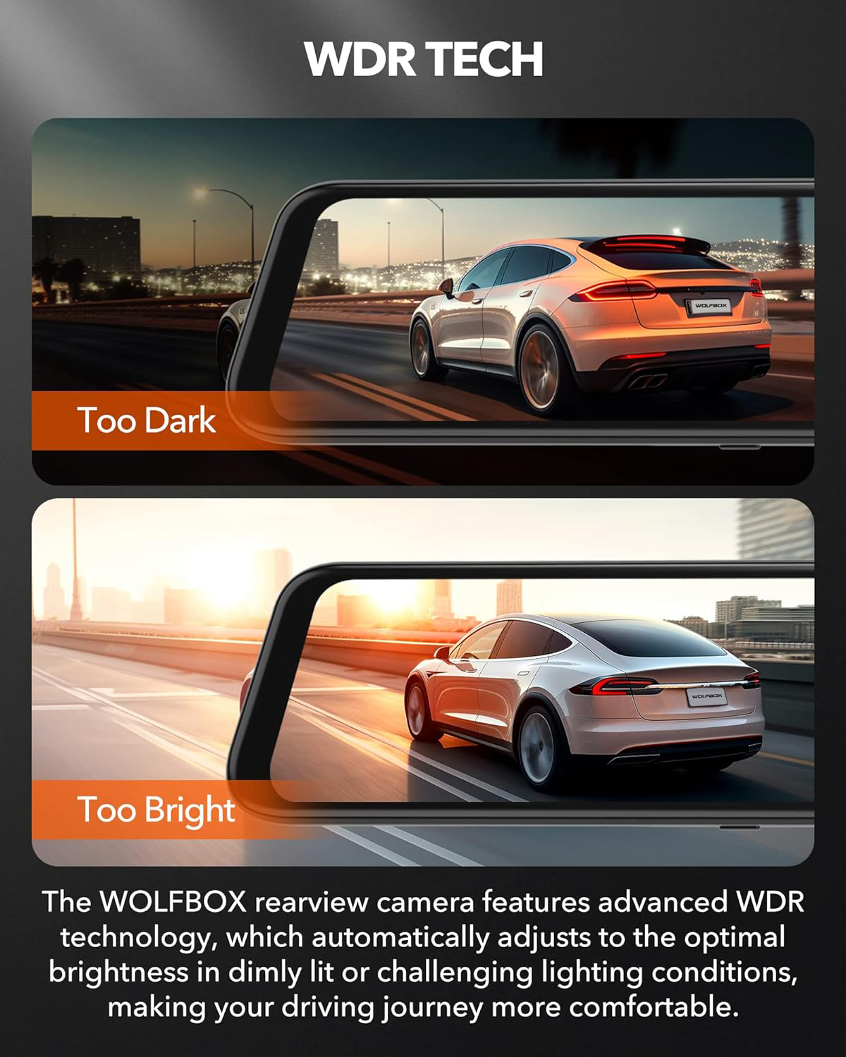 LENOVO V7 PLUS 10 inch dash cam with front and rear dual recording ...