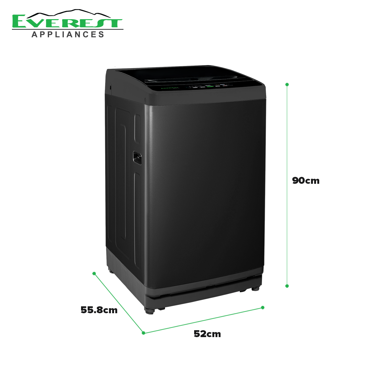 EVEREST 8kg Fully Automatic Washing Machine/Non Inverter/5 Present ...