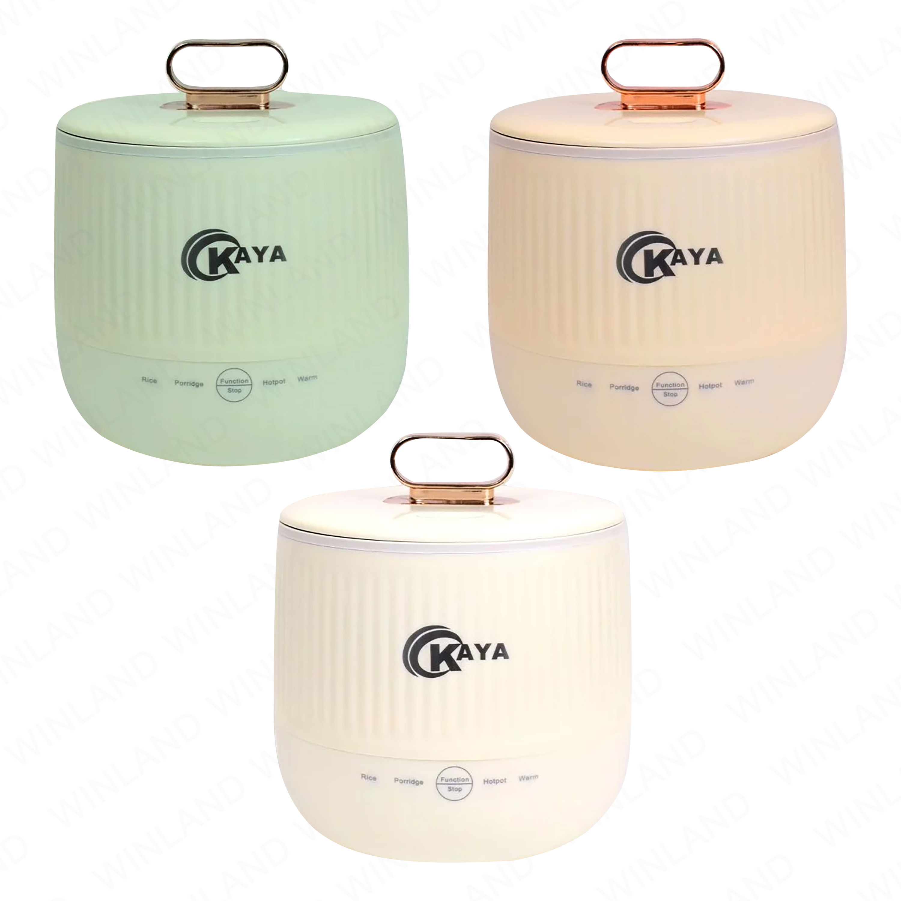 Kaya by Winland 1.8 Liter Intelligent Rice Cooker Small Multi-Cooker ...
