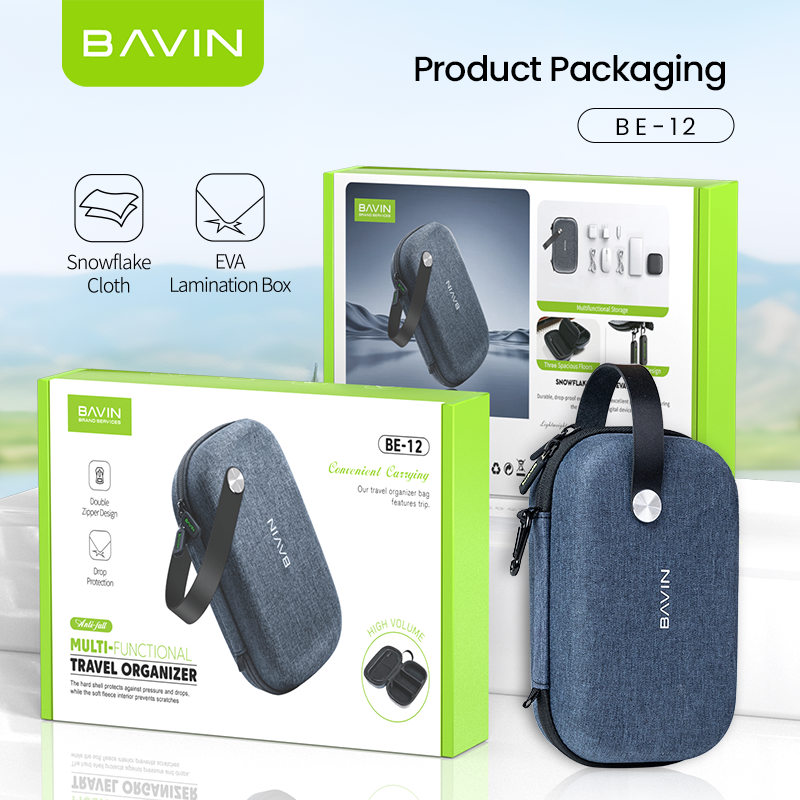 BAVIN BE12 Multi-Functional Storage Sleeve Bag Travel Organizer EVA ...