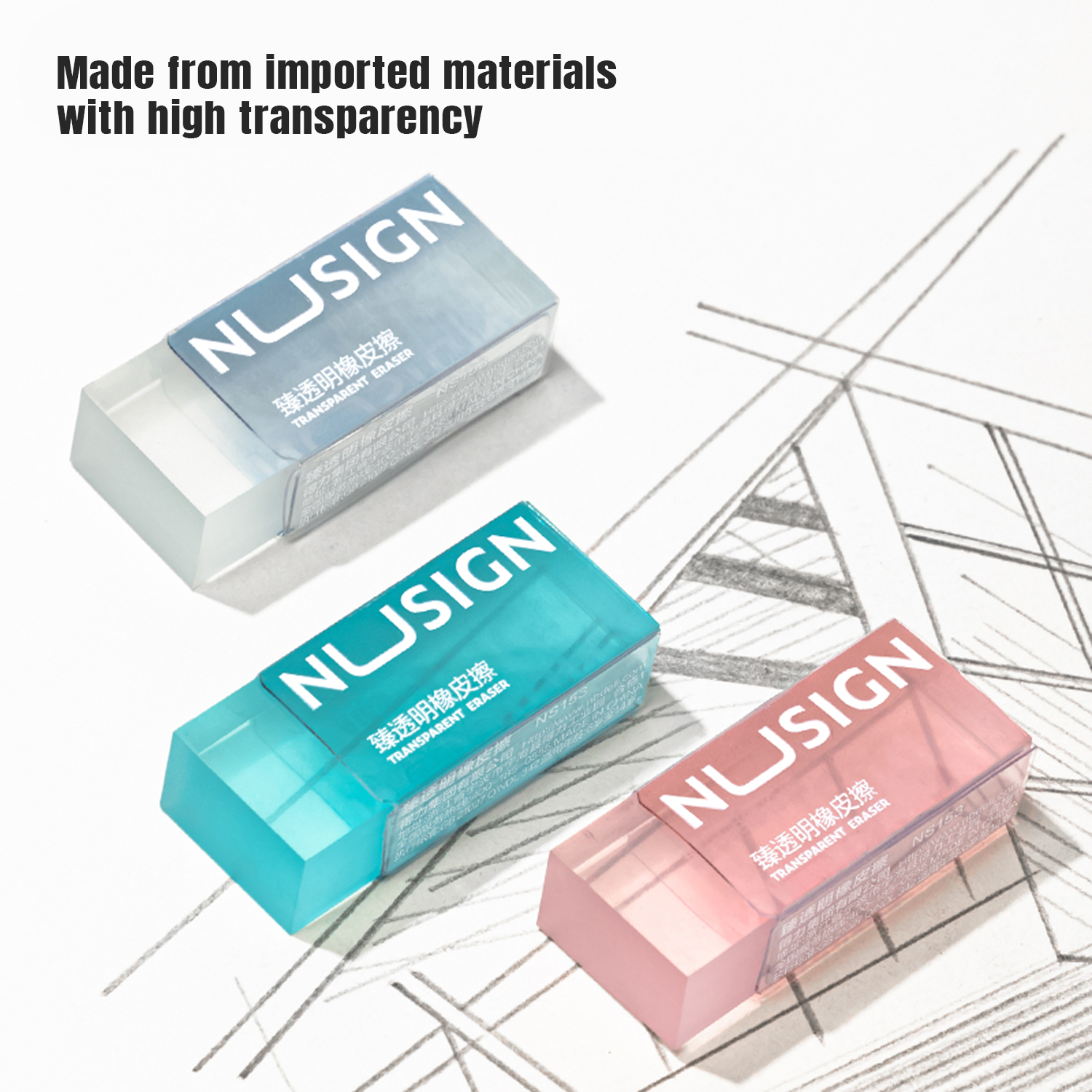 Deli NS153 NuSign Eraser 6pcs/set [79NS153] | Shopee Philippines