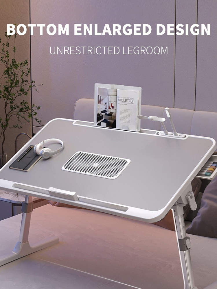 ICON Lazy Table Folding Computer Desk For LaptopPortable Study Bed ...