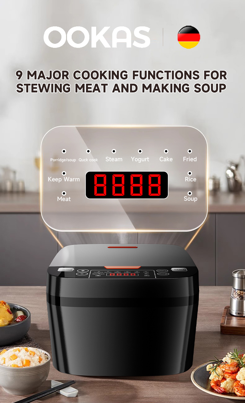OOKAS Large Capacity Home Multifunctional Electric Rice Cooker 220v ...
