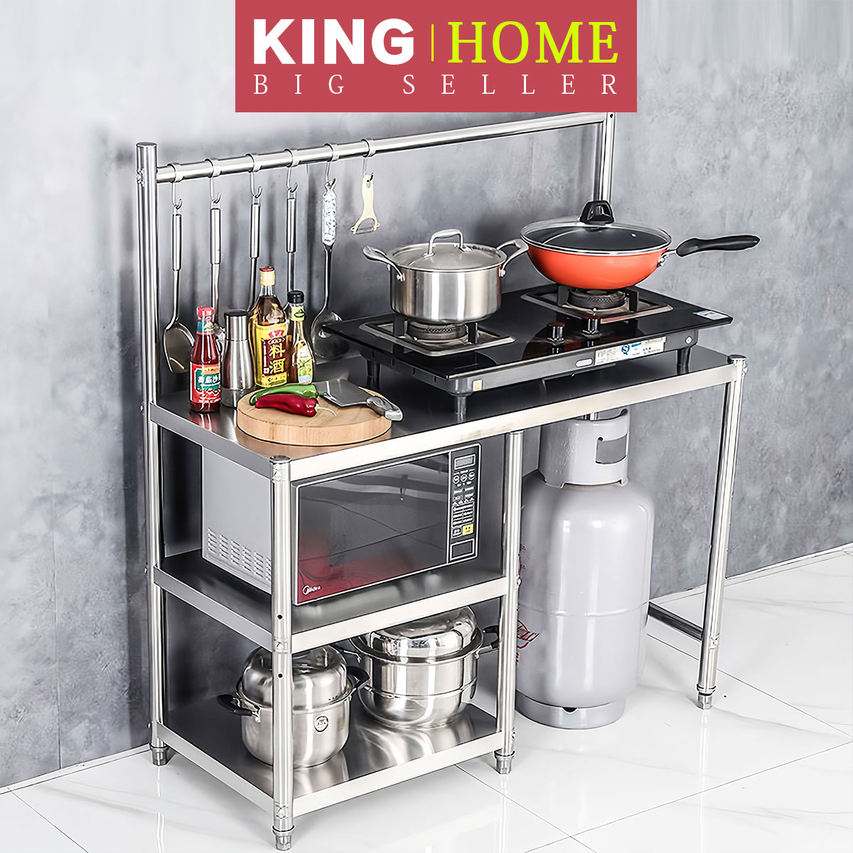 Kitchen gas stove, gas rack, stove top, heavy-duty kitchen rack ...