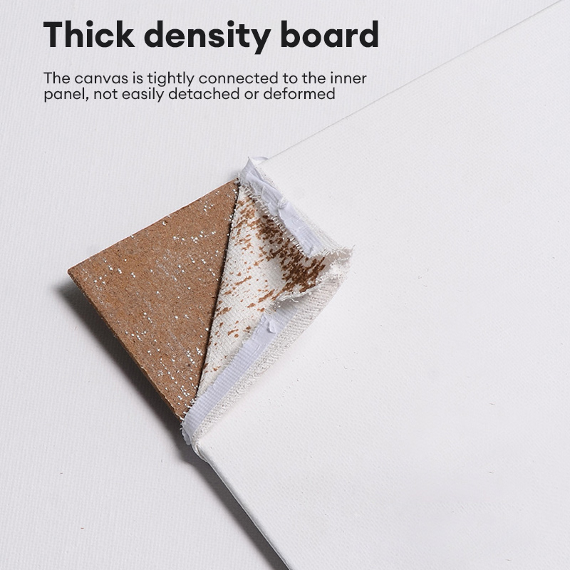 Deli Canvas Board Oil Painting Professional Painting Plain Cotton Board ...