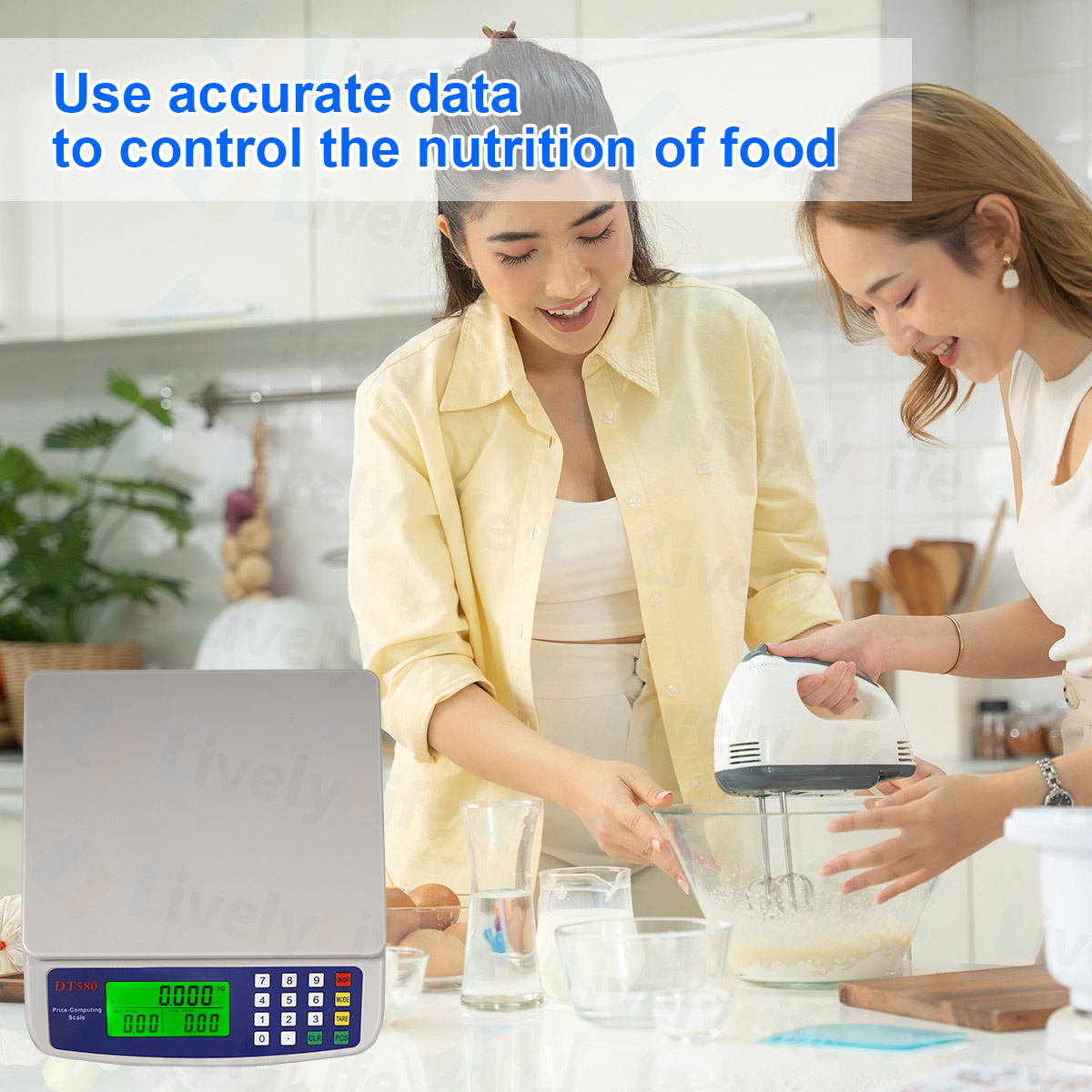 Digital Scale Weight Rechargeable Digital Price Computing Scale 30kg ...