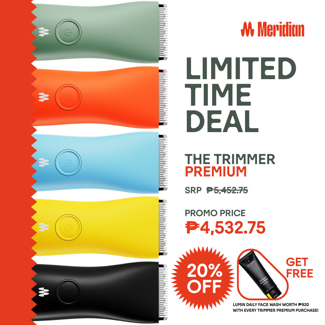 Meridian The Trimmer Premium Waterproof Electric Razor Body & Hair ...