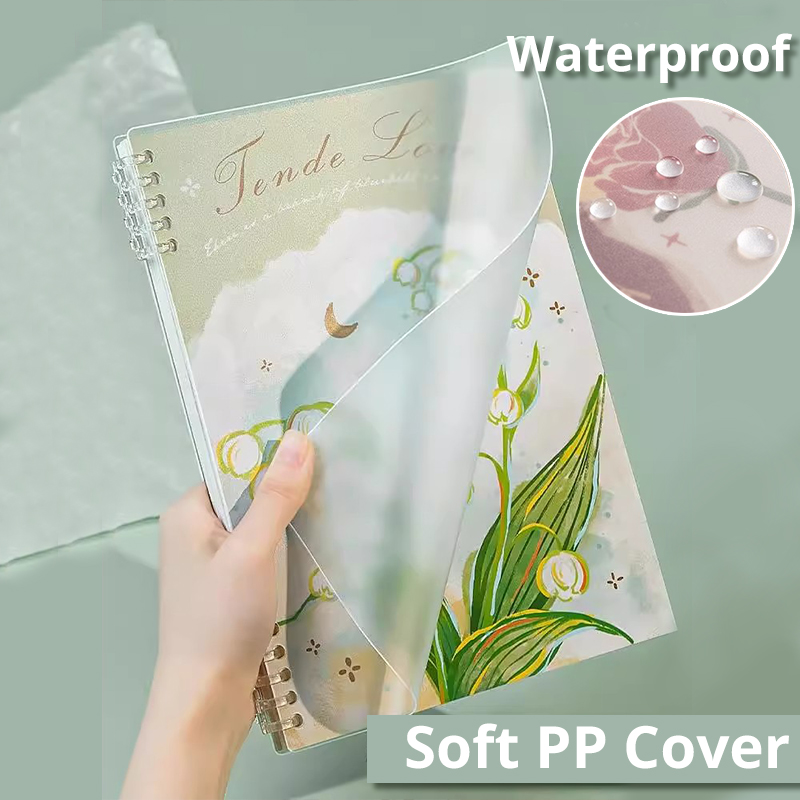 A5 60Sheets Notebook Loose Leaf Portable Diary Student Notebook ...