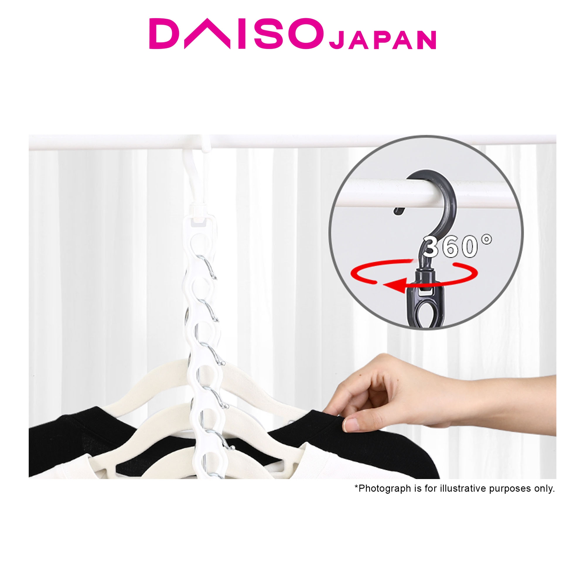 Daiso Hanger Stocker for Closet (2pcs) | Shopee Philippines