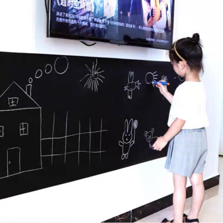Soft Whiteboard 【No magnetic force】Blackboard Seamless Sticker Marker ...