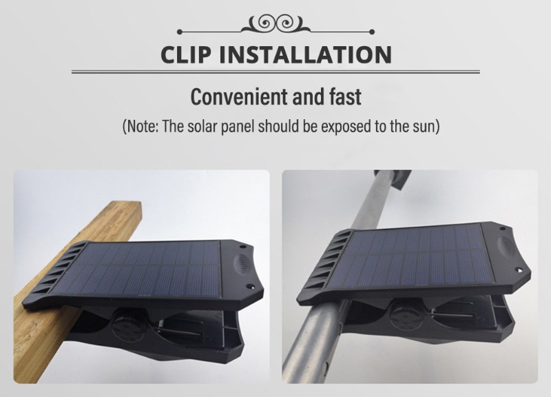 solar clip light solar light outdoor waterproof solar garden light 300W ...