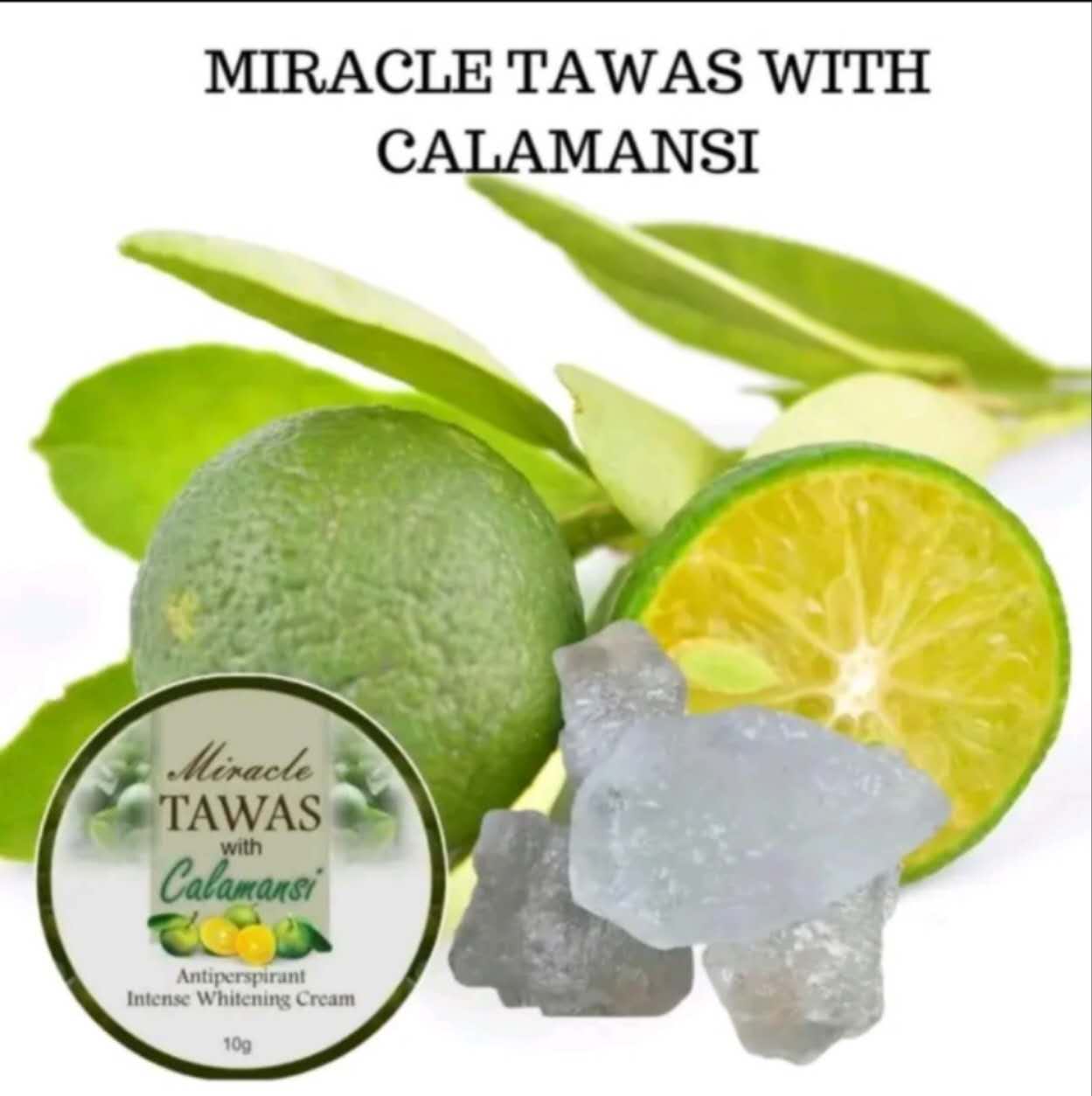 【BUY 3 Take 3】Miracle Tawas with Calamansi Underarm Whitening Deodorant ...