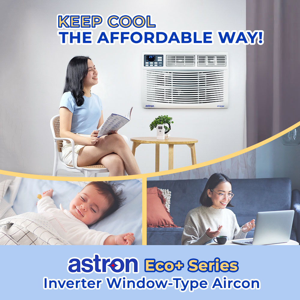 Astron 1 HP Fully Inverter Window Type Aircon - TCL105INV | Eco+ Series ...