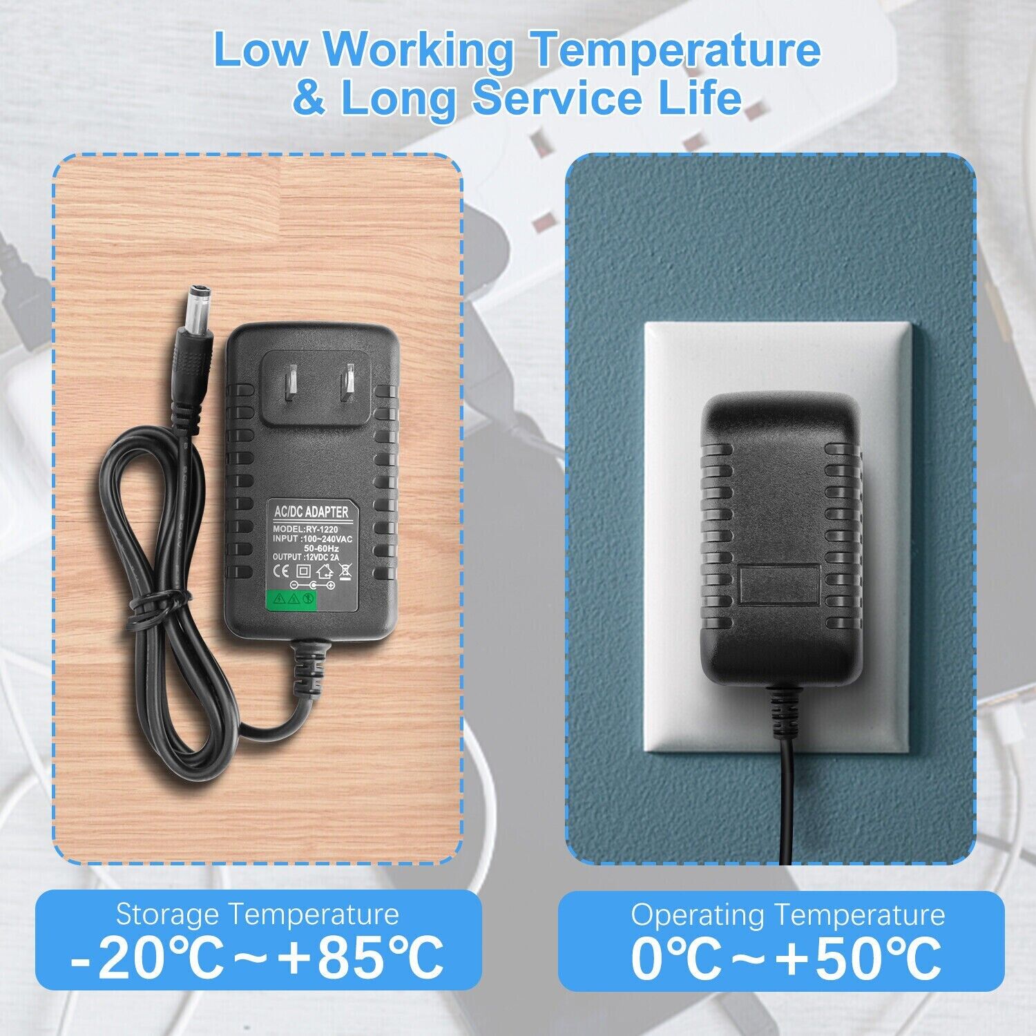 AC/DC 12V 1A 2A 3A Power Supply Multi-Purpose Adapter for CCTV/ TV ...