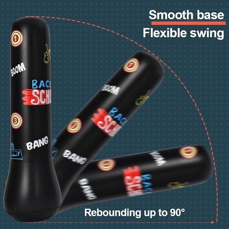 Boxing Punching Bag Boxing Pad 1.2/1.5M/1.6M Tumbler Sanda Standing Boxing Training Fitness ...