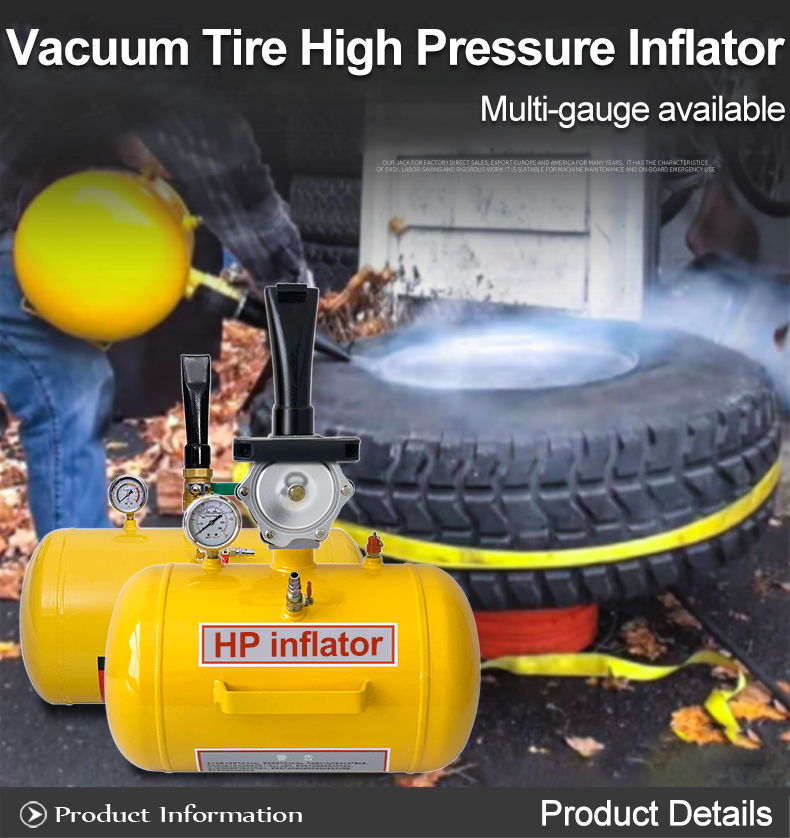Inflator tire high-pressure inflation tube blasting tire repair tool ...