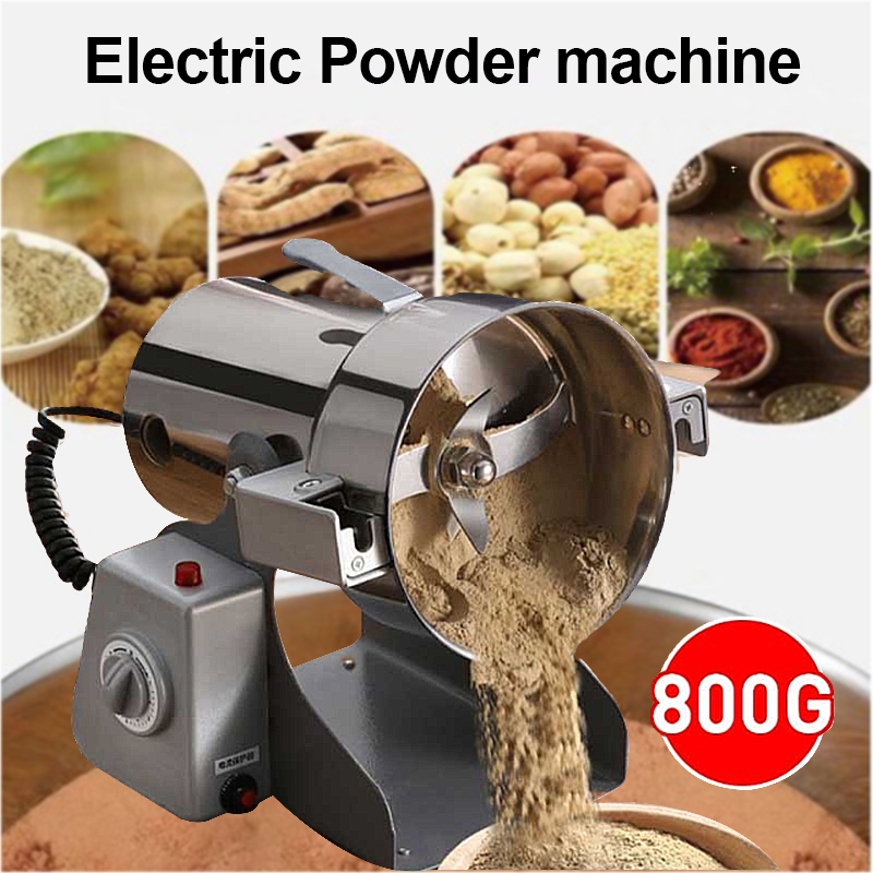 Electric Powder Machine 800g stainless steel ultra-fine powder grinder ...