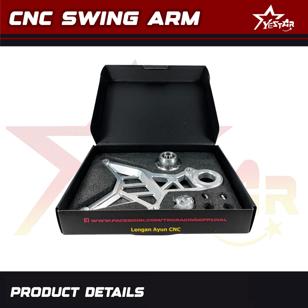 YESTAR MOTOR TRC FULL CNC SWING ARM FOR HONDA CLICK V1 AND V2 | Shopee ...
