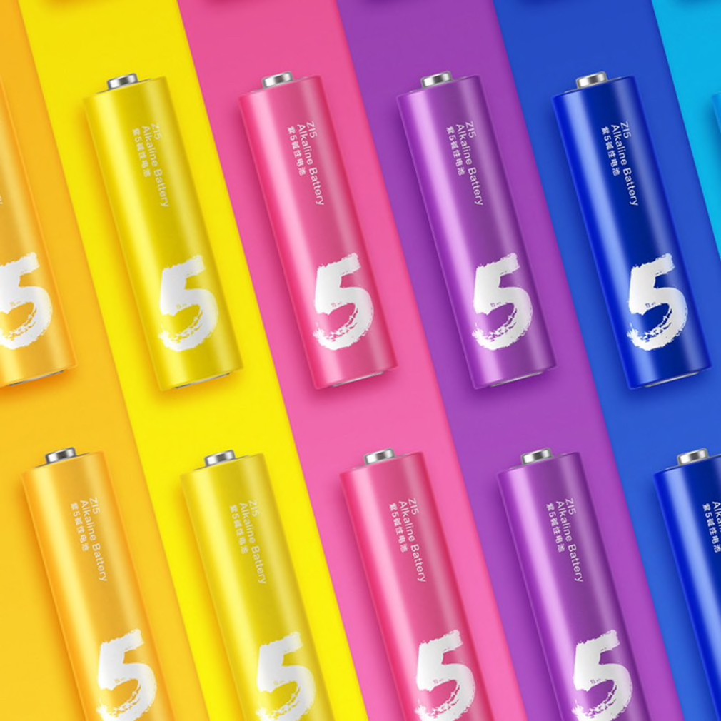 MIJIA 10/40PCS Battery Original Mijia No.5 AAA/ No.7AAA Alkaline ...