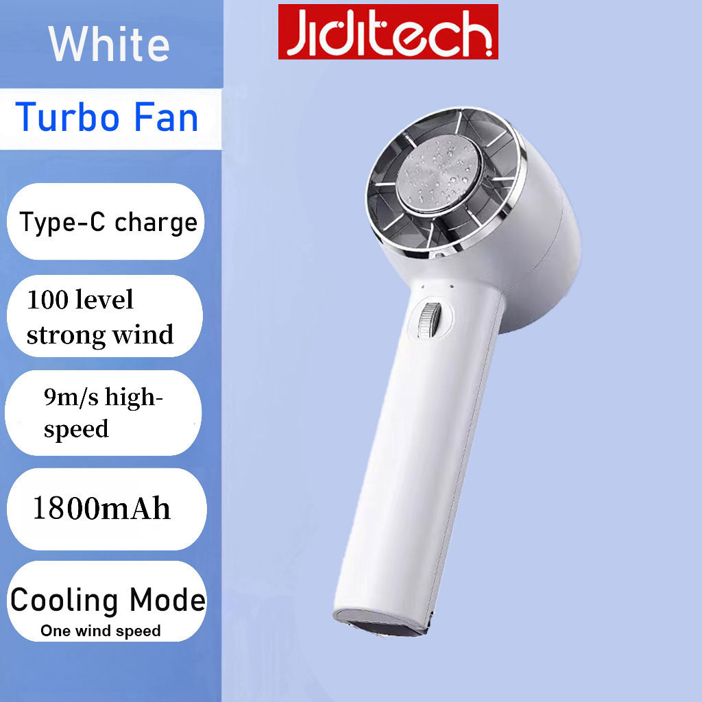 Jiditech Portable Mini Fan Portable Electric Fan Rechargeable High ...
