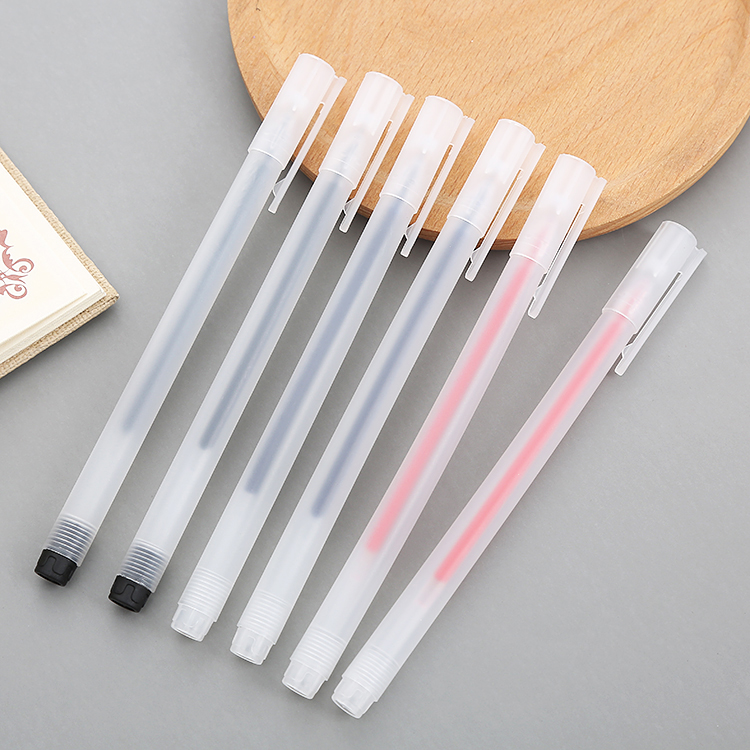 Whosale 500 pcs muji style Gel Pens ballpen set Black Ball Pen with ...