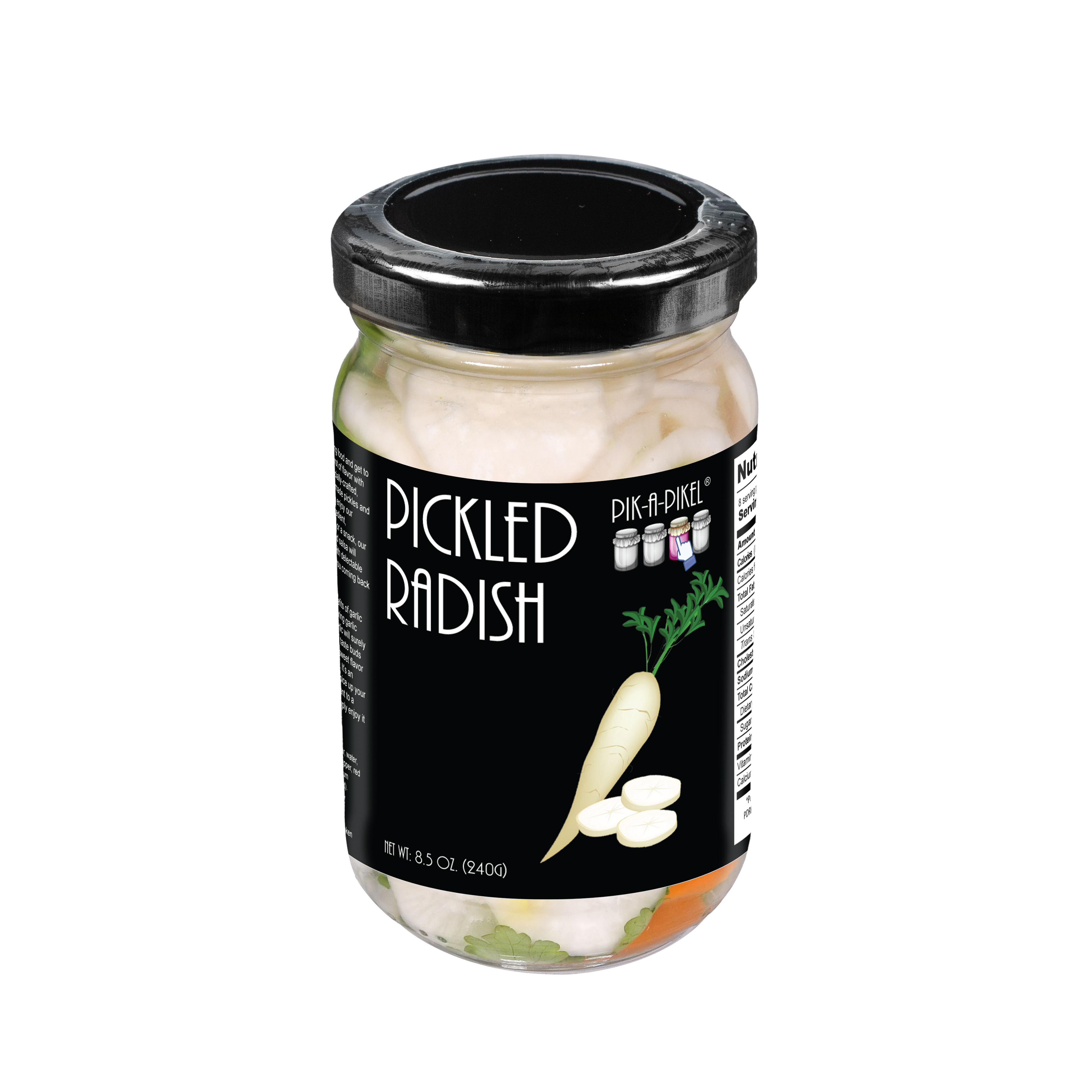Pik-a-Pikel Pickled Radish Original 230g | Shopee Philippines