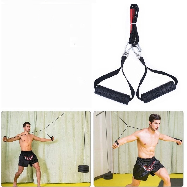 Handles Gym Handlebars Assorted TRICEPS Attachment HANDLE BARS Machines ...