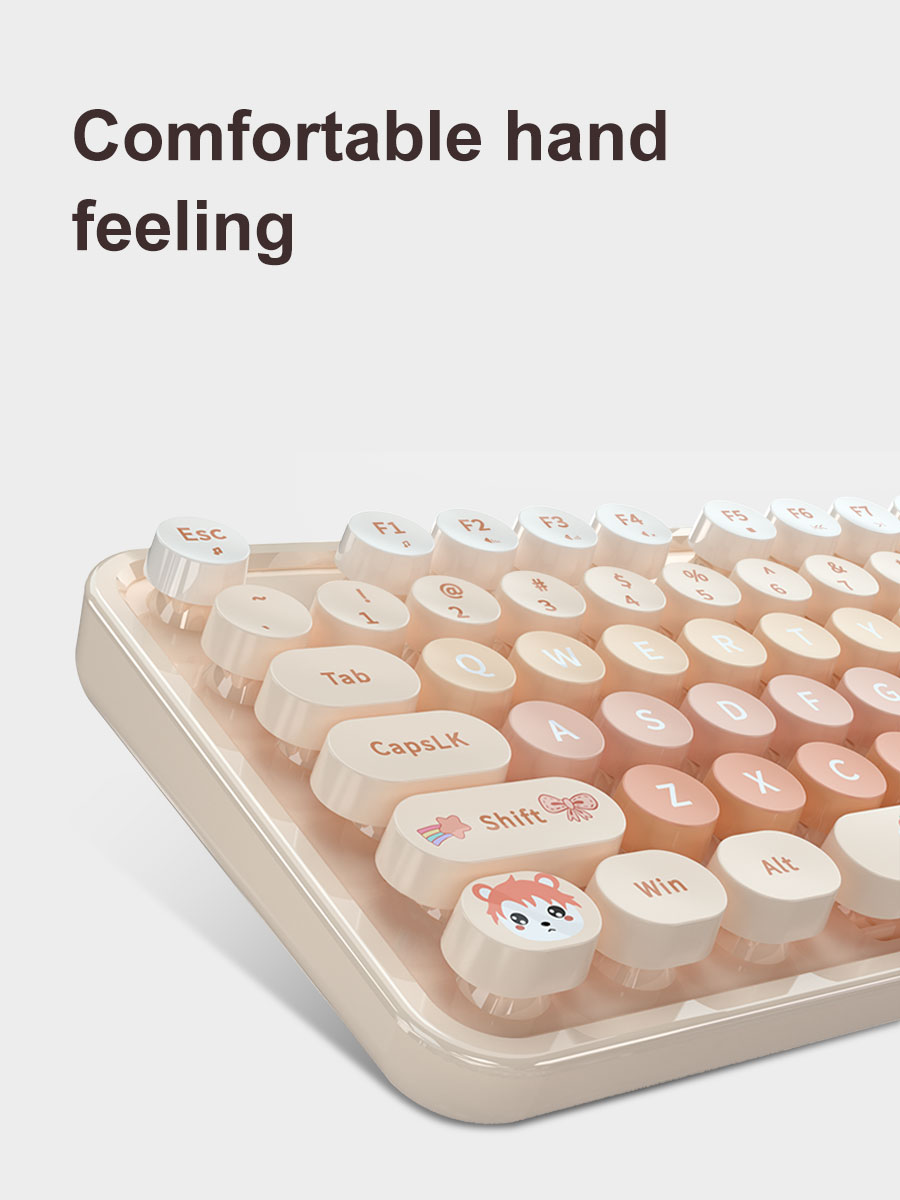 MOFII SWEET LITTLE BEAR DIARY Wired Keyboard for Windows Computer ...