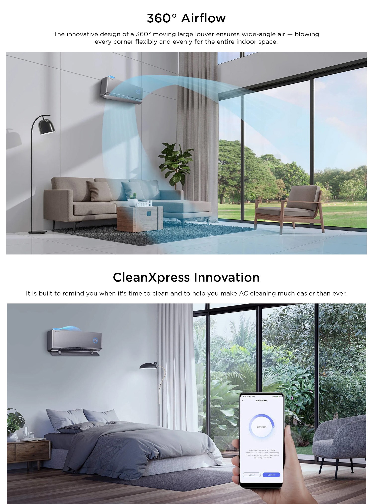 TCL Aircon CHSD/FAI CoolPro , FreshIN+ Easy Clean Gentle Breeze , Smart ...