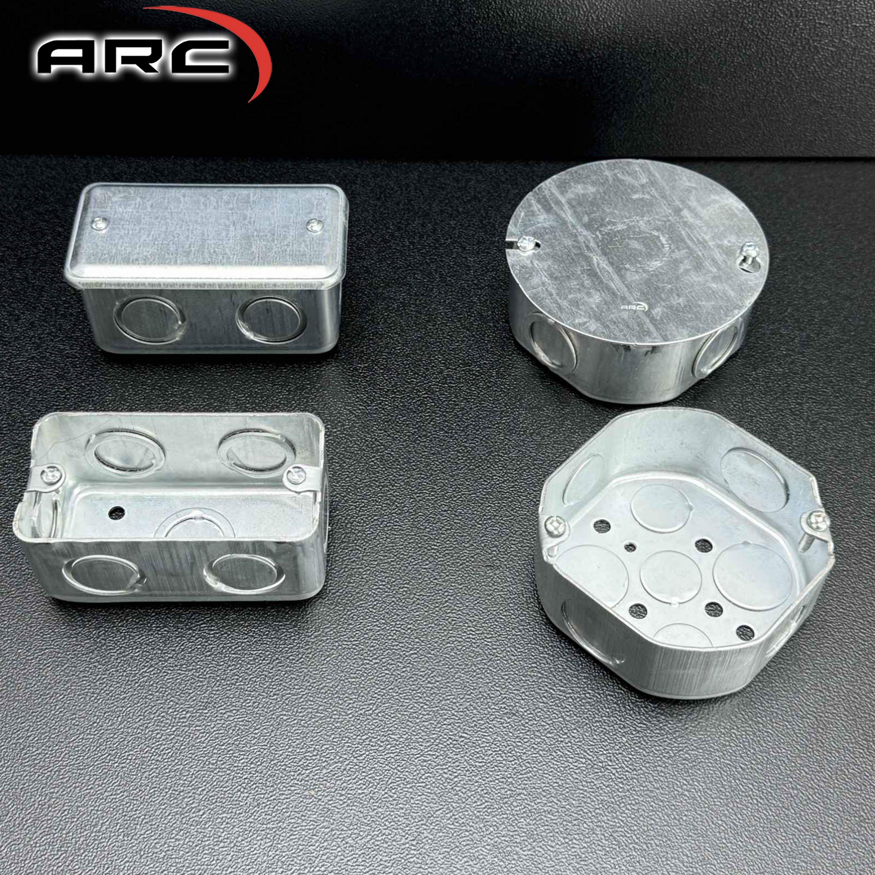 ARC Electrical Utility Junction Box Deep-Type 1/2" & 3/4" Knockout Hole ...