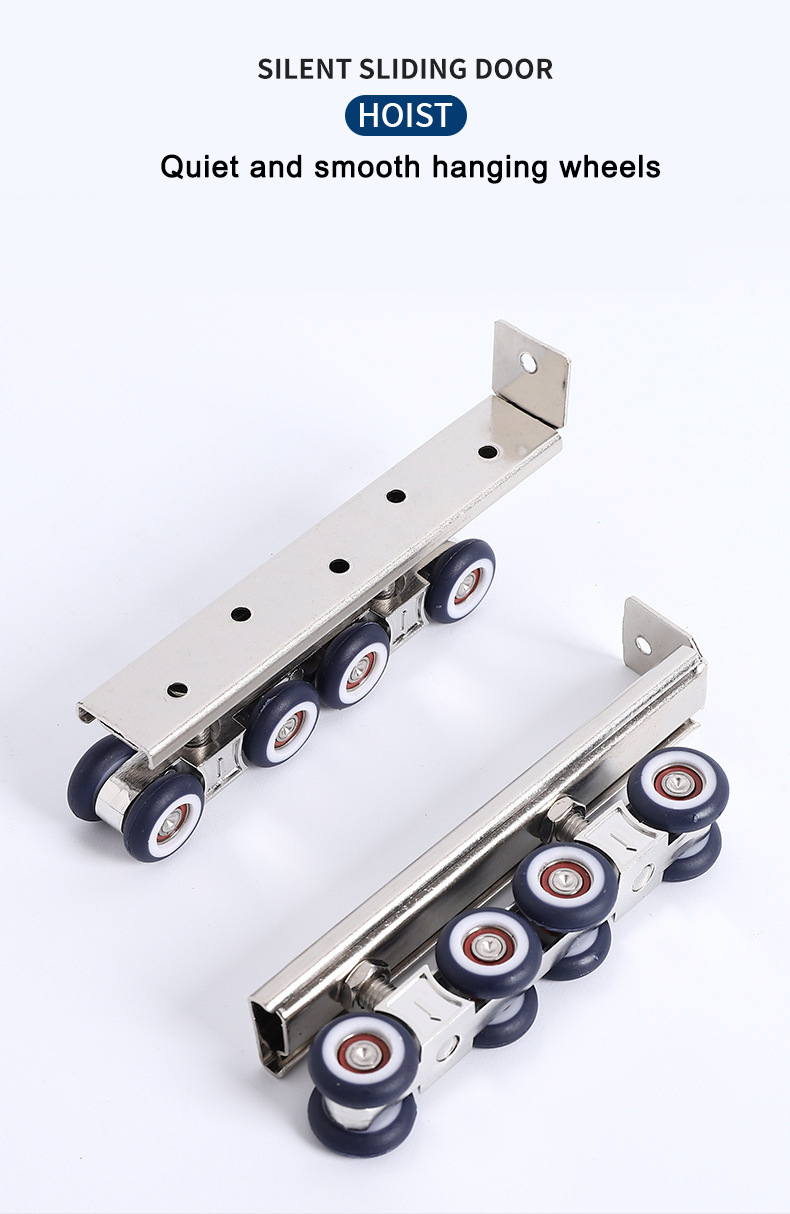 1 or 2 Meter Tracks And Pulley Suit Sliding Door Roller Nylon Steel ...