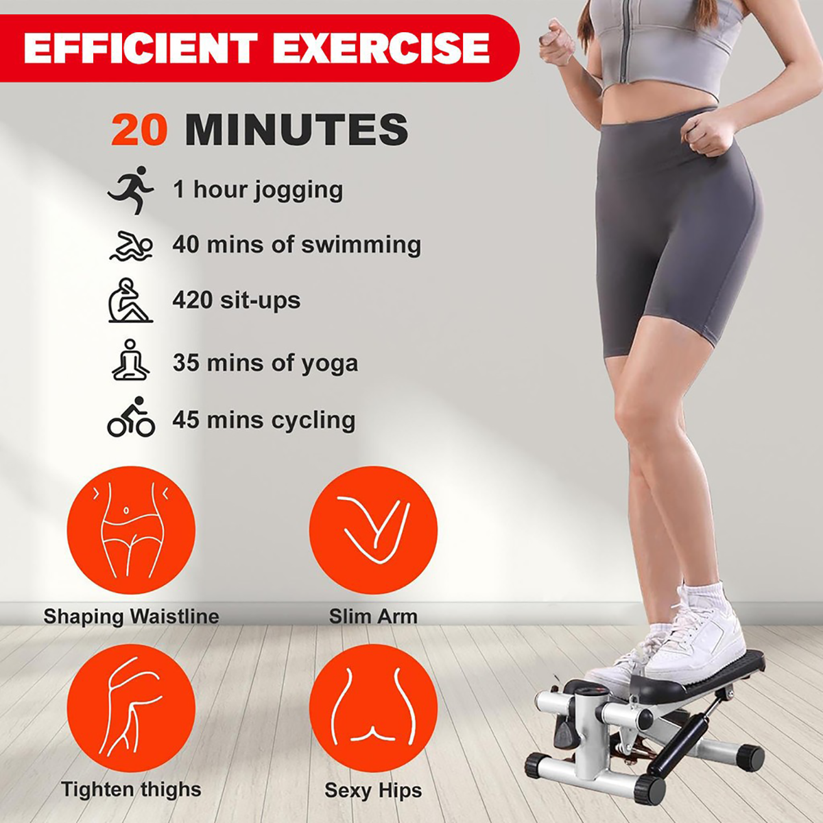 Stepper Exercise Mini Fitness Equipment Workout Equipment For Women ...