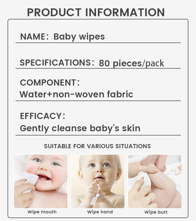 20Packs Wipes for Baby Organic Baby Wipes 80pcs Per Pack Wet Wipes ...