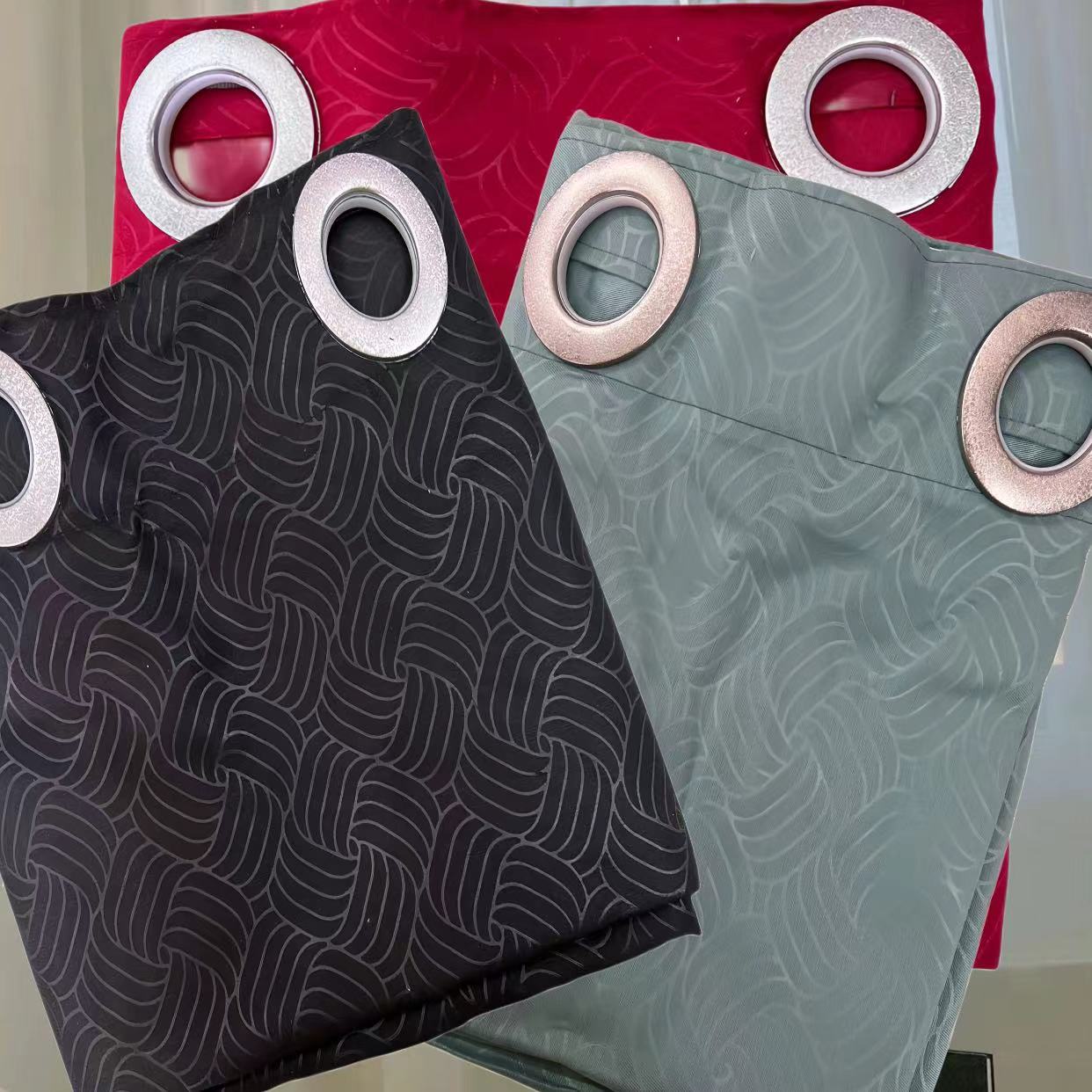 Curtain with Rings for Window door room blockout rcurtain Decoration ...