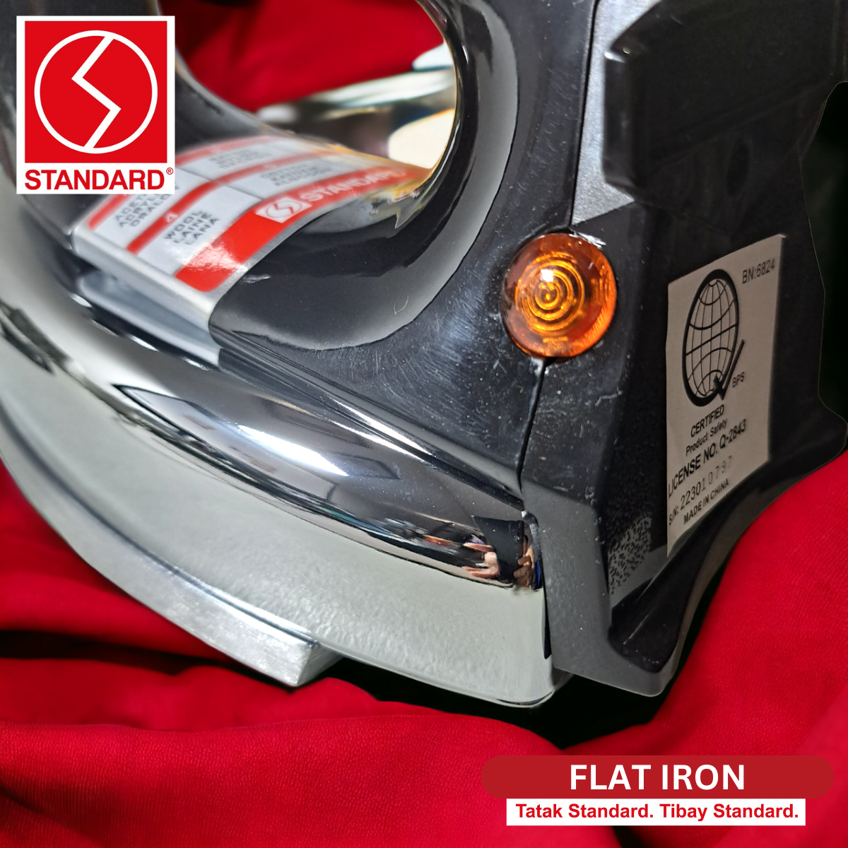 Standard Flat Iron Heavy Duty Plantsa for Clothes 1000W (White/Black ...