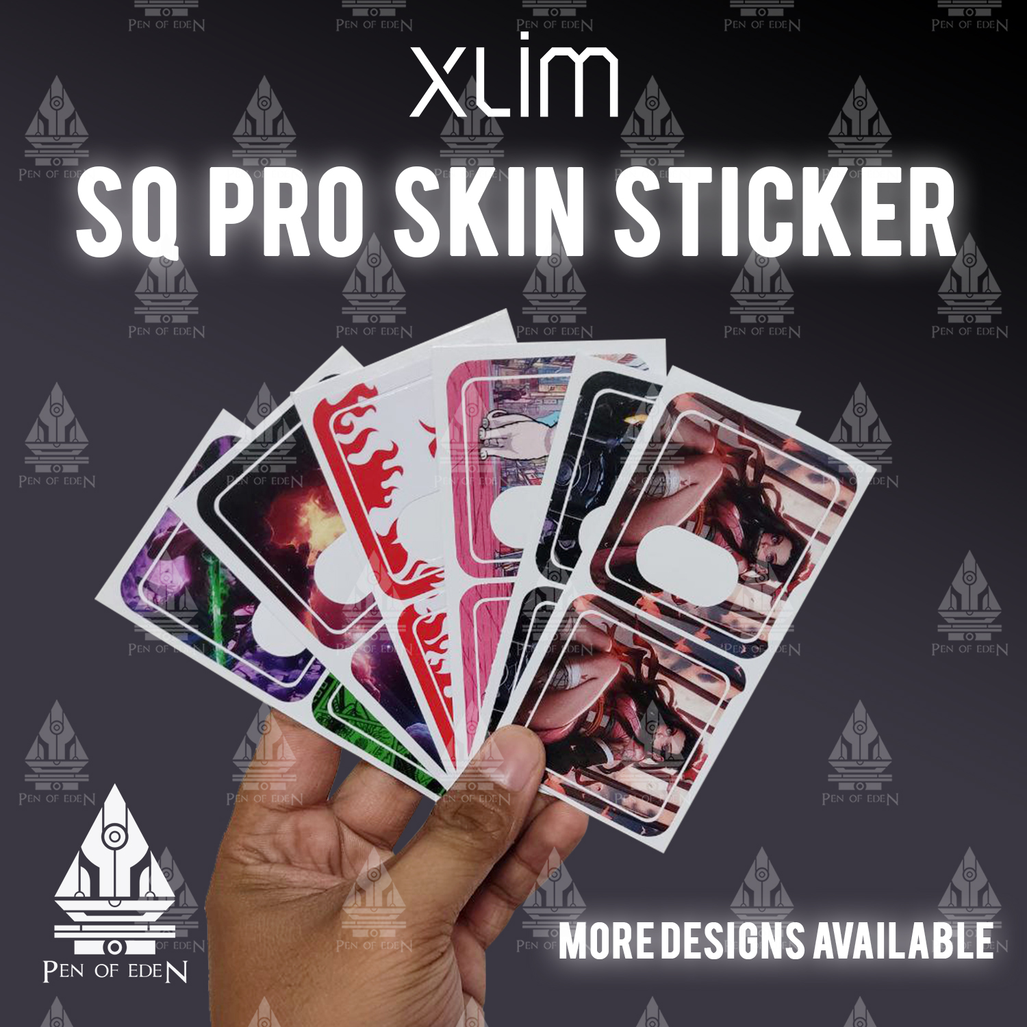 Pen of Eden Xlim SQ Pro Skin Sticker (Fit for Xlim SQ PRO only ...