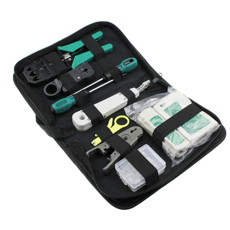 7/10/11/12/13/17-in-1 tool kit Network Cable Tester Tool Set LAN Cable ...
