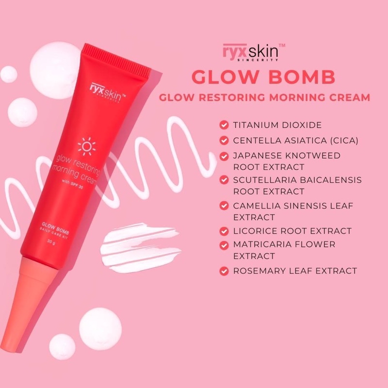 Ryx GLOW BOMB (OG Clear Bomb) - RyxSkin Rejuvenating & Exfoliating Set ...