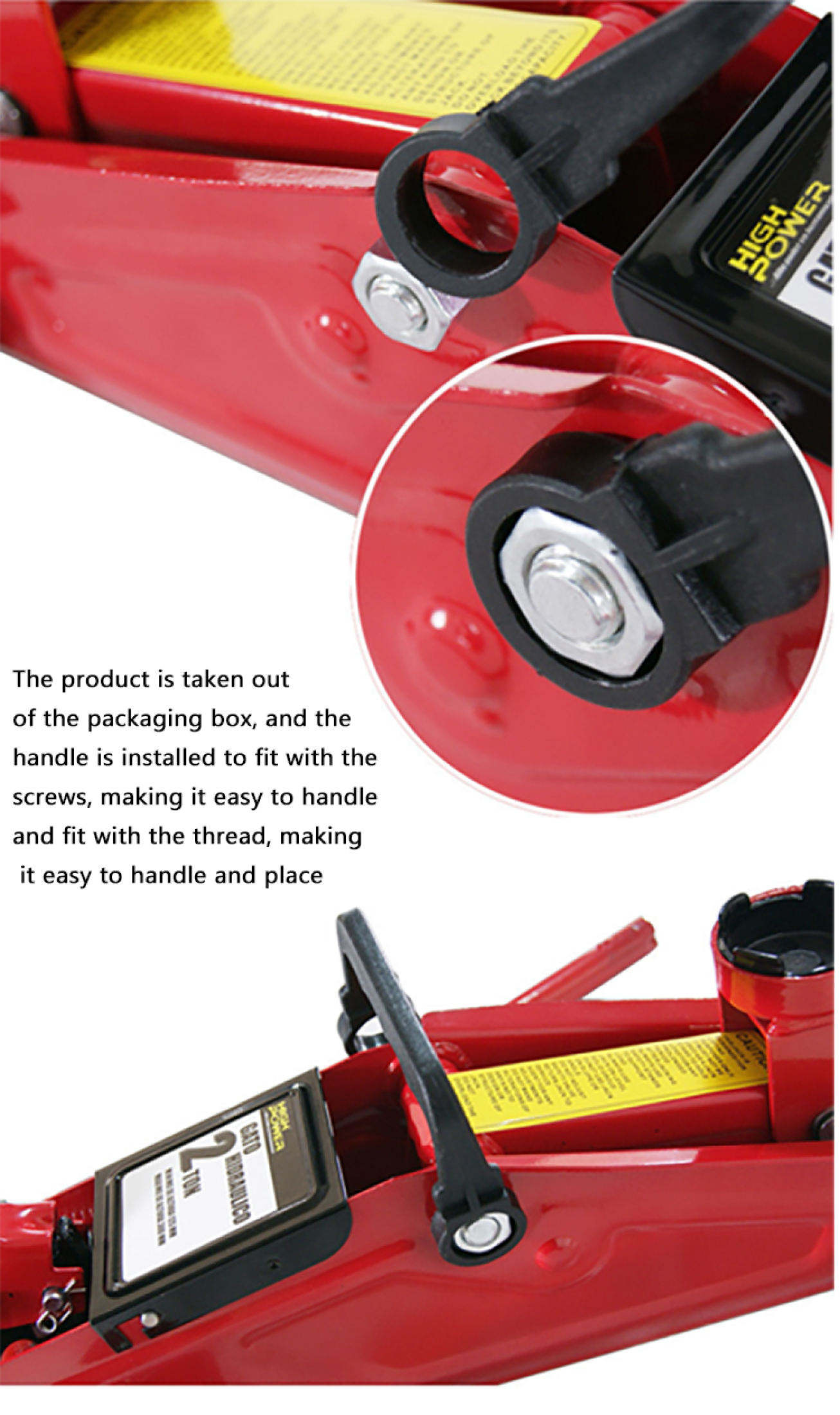 【COD】2T Adjustable Jack heavy duty hydraulic jack 3 tons floor jack for ...