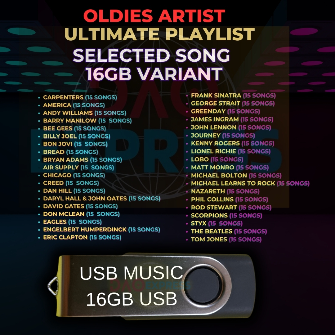 OLDIES MUSIC | USB FLASHDRIVE / MEMORY CARD WITH SONGS MUSIC + OTG ...