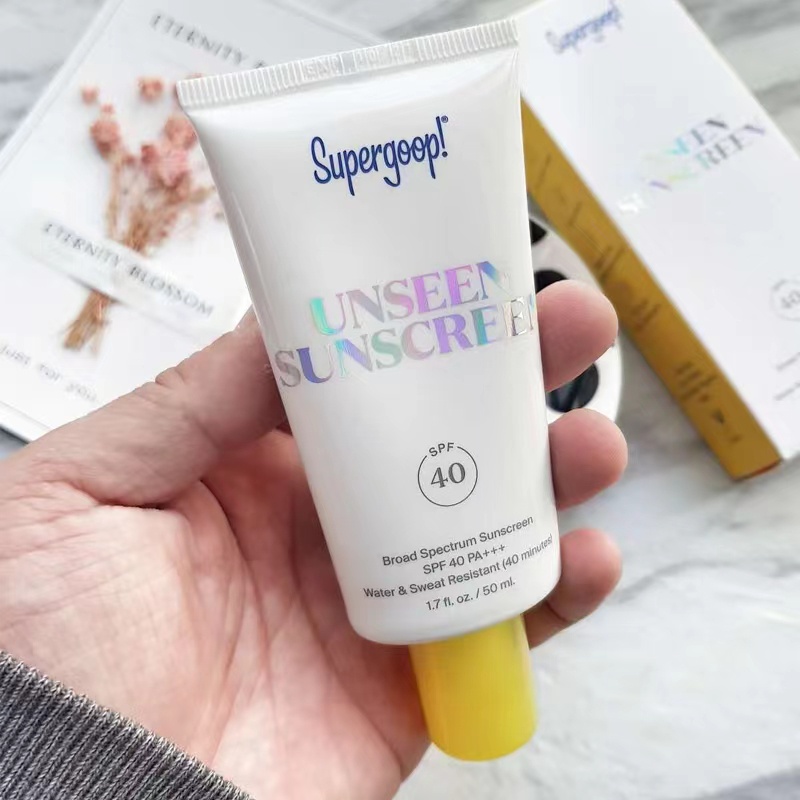 Supergoop Unseen Sunscreen Physical Sunscreen Broad Spectrum Sunscreen ...