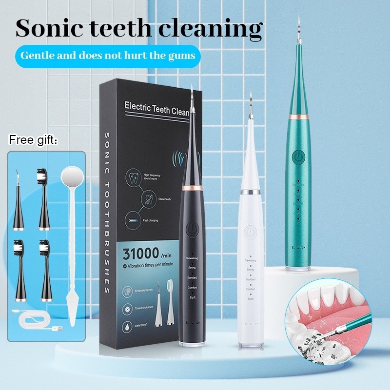 Electric Toothbrush Teeth Cleaner Tartar Remover Teeth Cleaning Removal ...