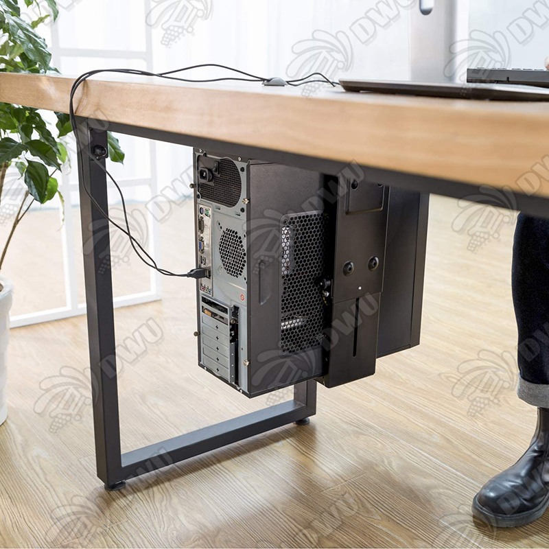 Adjustable Under-desk Computer Host Bracket CPU Bracket Wall-mounted ...