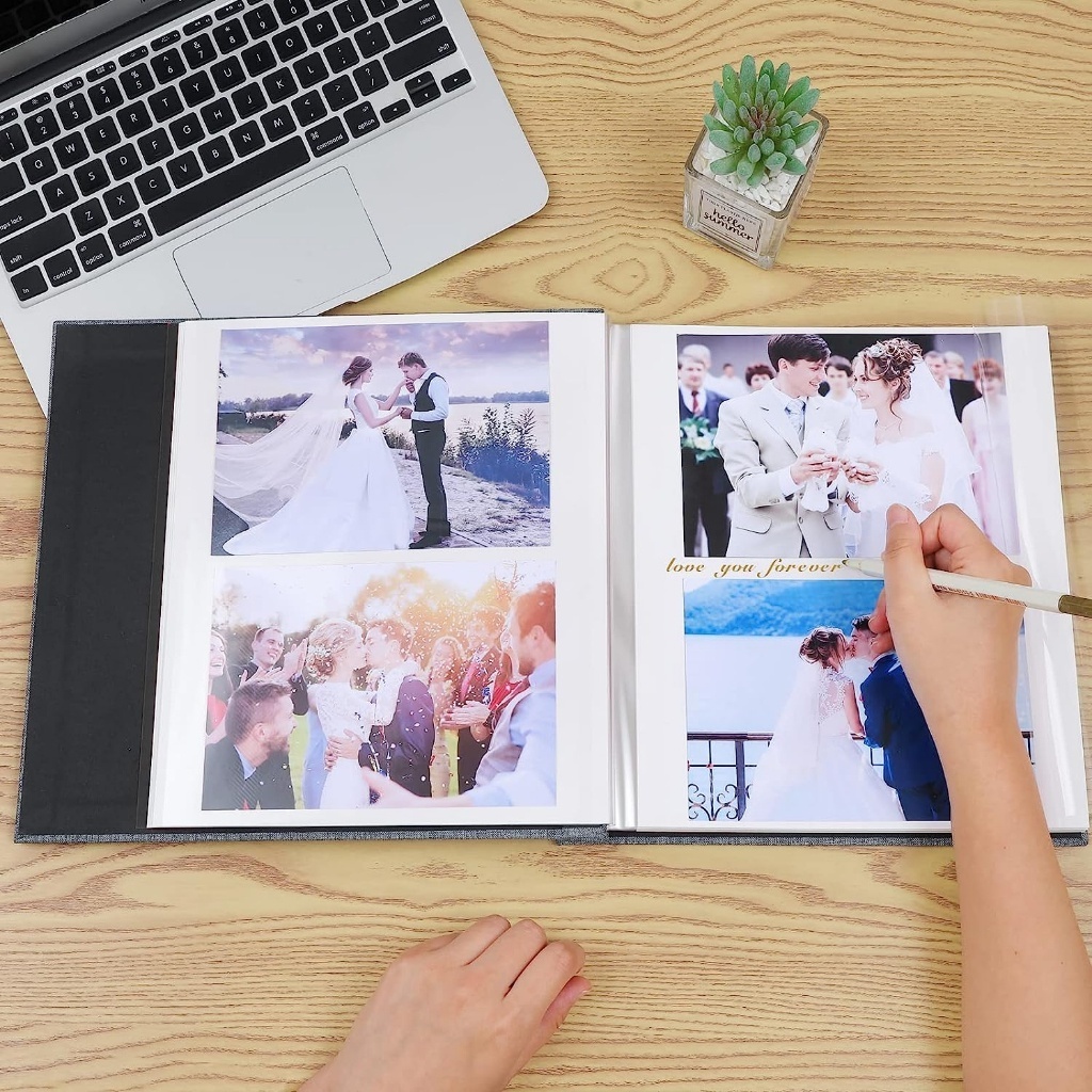 40 Pages 12 Colors Photo Album Self Adhesive Album Photo 16 Inch DIY ...