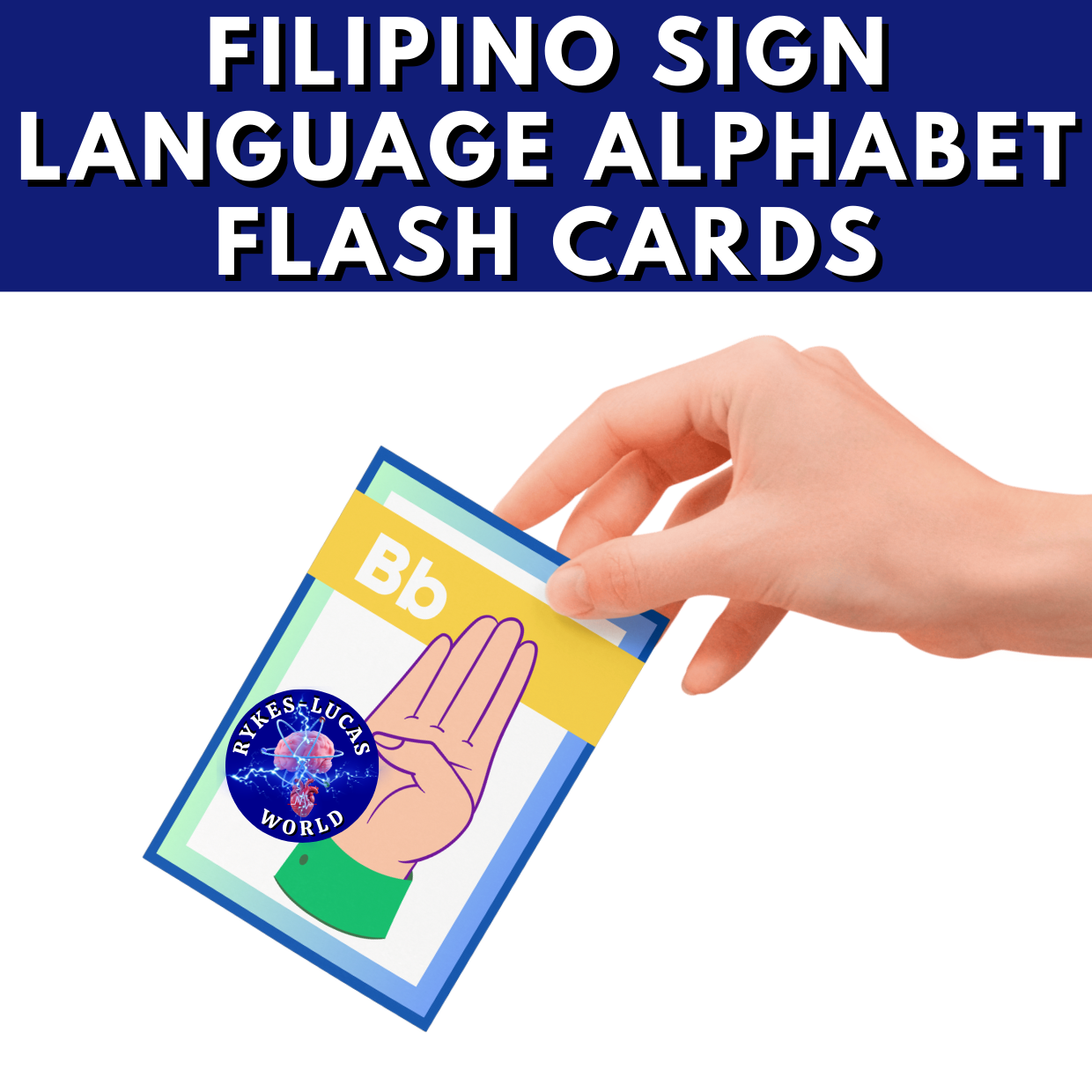 FILIPINO SIGN LANGUAGE ALPHABET FLASH CARDS FOR KIDS EDUCATIONAL ...