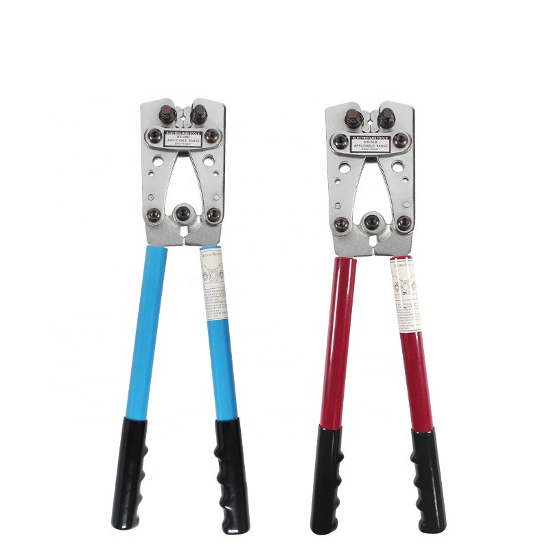 Auto Copper Ring Lug Terminal Crimping Plier HX-50B 6-50mm² Car Battery ...