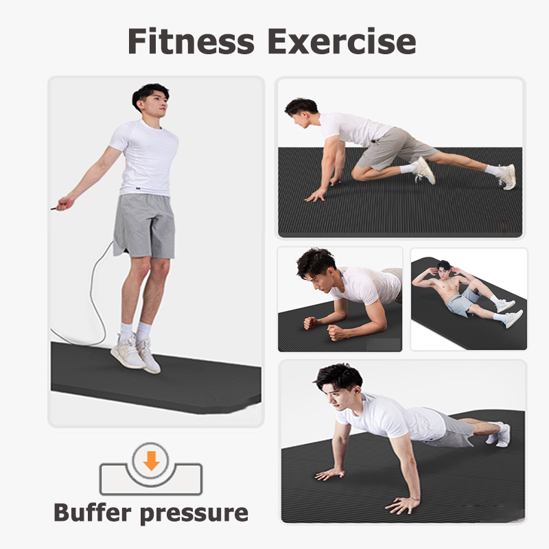 15MM NBR Yoga Mat Thick Rubber Mat Exercise Mat NEW SIZE 183CM×63CM ...