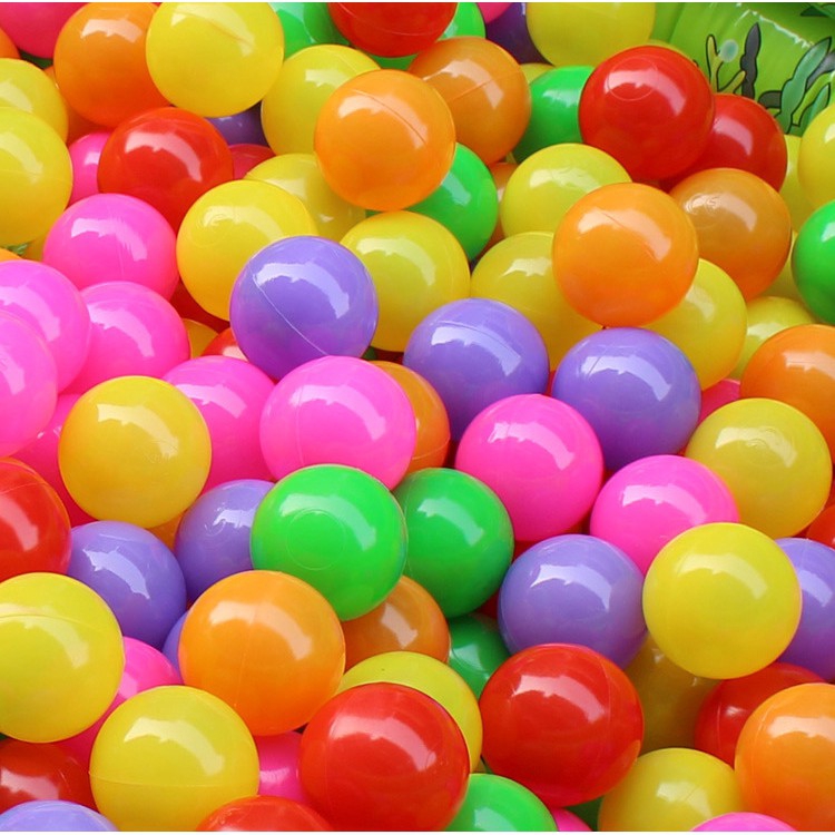 Plastic Ocean Balls - Colorful Stress Ball Playpen for Kids - Assorted ...